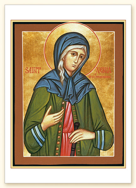 St. Xenia of St. Petersburg Card – Holy Nativity Convent