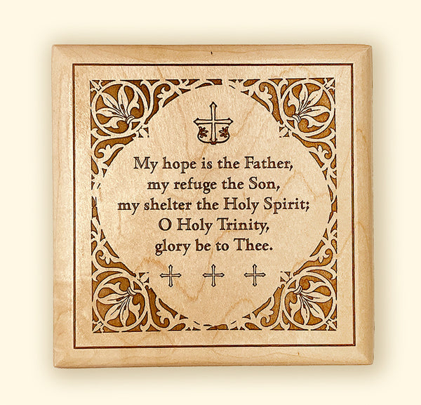 My Hope is the Father Laser-engraved Plaque – Holy Nativity Convent